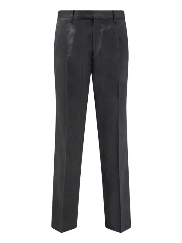 GERMANO 1952 Pressed Crease Straight-leg Trousers - Blue