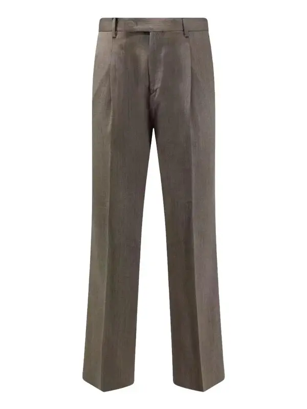 GERMANO 1952 Tailored Pleated Trousers - Black