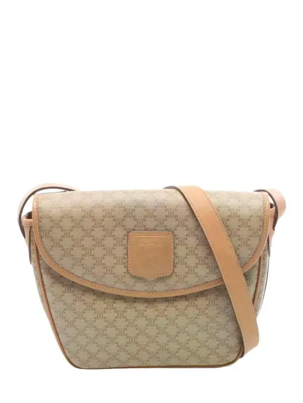 Celine Macadam Pattern Cross Body Bag - Neutrals