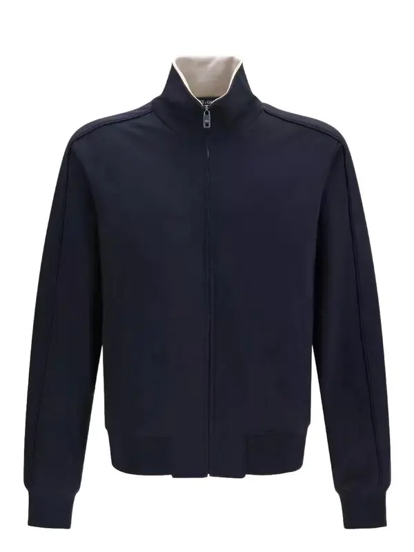 Dolce & Gabbana High-neck Zip-up Sweater - Blue