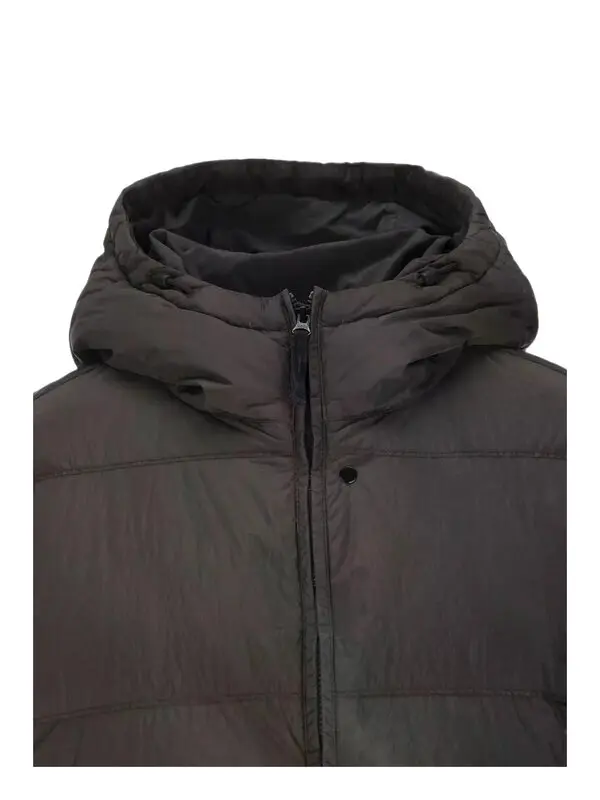 Stone Island Crinkle Reps Ny Padded Jacket - Grey