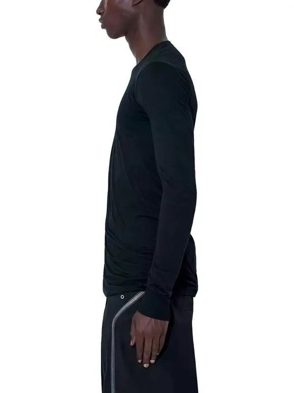 Rick Owens Long-sleeve Fitted T-shirt - Black