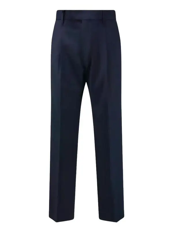 GERMANO 1952 Tailored Pressed Crease Trousers - Blue