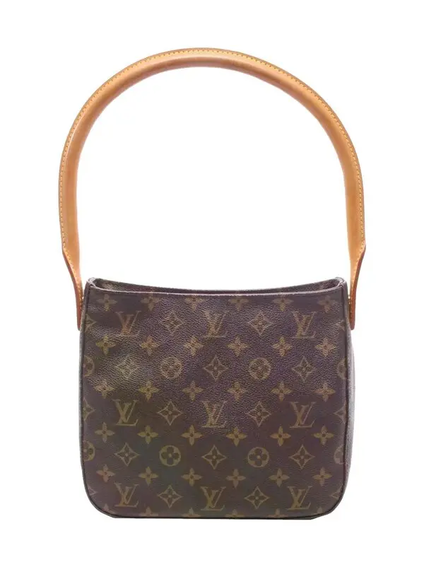 LOUIS VUITTON Monogram Looping Mm Shoulder Bag - Brown