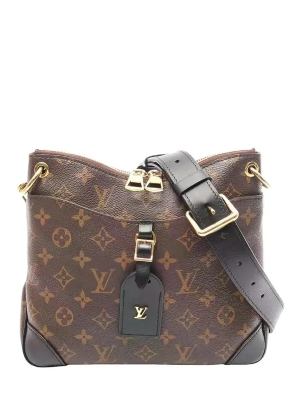 LOUIS VUITTON Monogram Odeon Pm Crossbody Bag - Brown