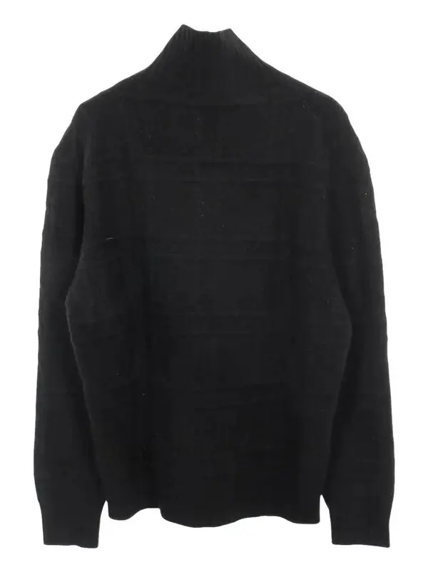 Dior Cannage High-neck Sweater - Black