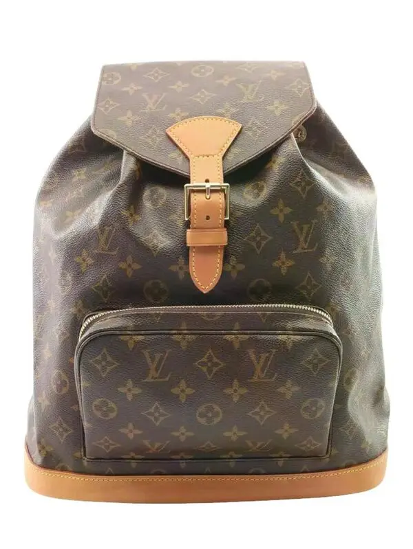 LOUIS VUITTON Monogram Montsouris Gm Backpack - Brown