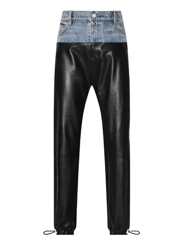 Amiri Hybrid Panelled Sweatpants - Black