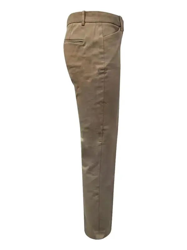 Theory Beige Cropped Trousers - Neutrals