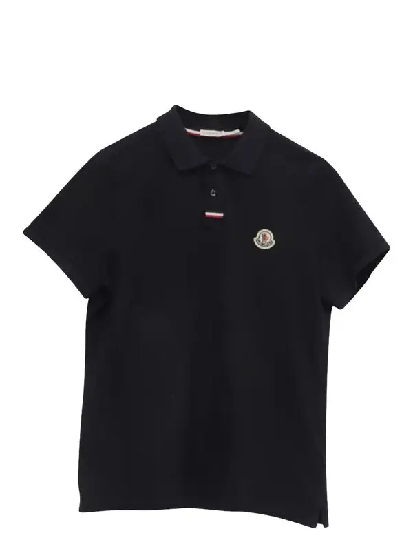 Moncler Logo-patch Polo Shirt - Blue