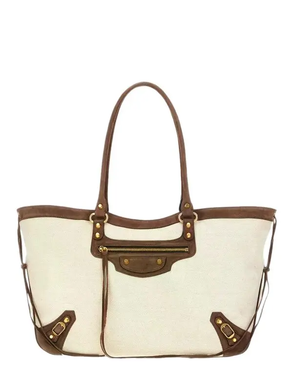Balenciaga Neo Cagole Tote Bag - Neutrals
