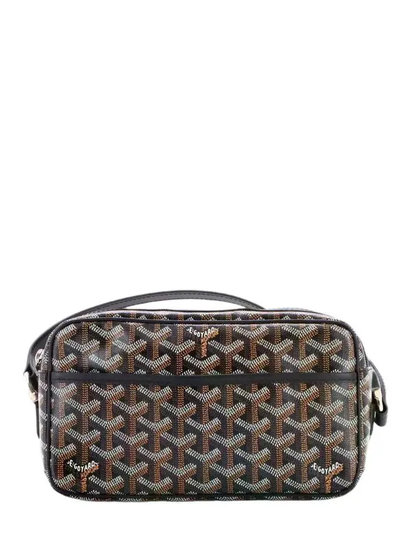 Goyard Cap Vert Bag Coated Canvas Crossbody Bag - Black