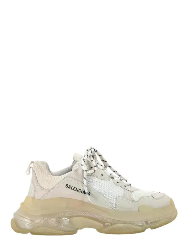Balenciaga Triple S Sneakers With Logo Detail - Neutrals