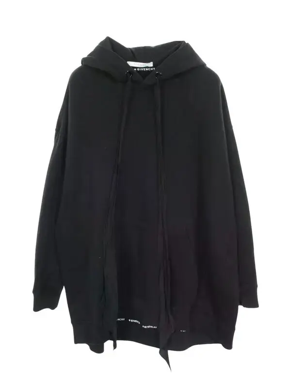 Givenchy Logo Print Hoodie - Black