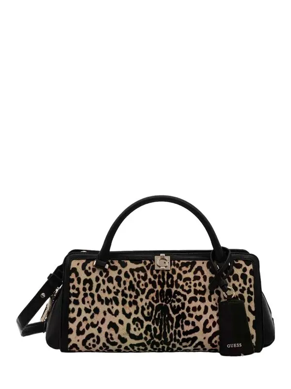 Guess Audrey Logo-plaque Tote Bag - Brown