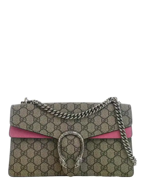 Gucci 2016-2026 Medium Gg Supreme Dionysus Shoulder Bag - Neutrals