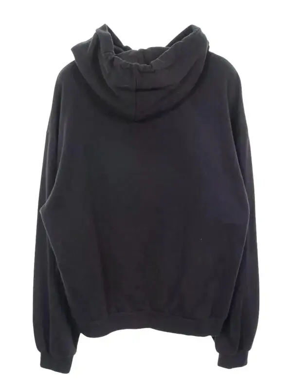 Celine Triomphe Embroidery Hoodie - Black