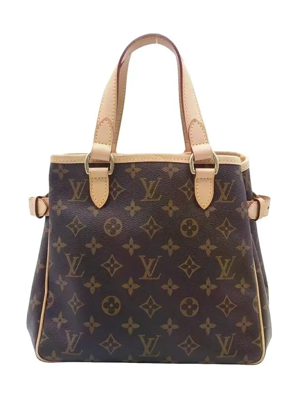 LOUIS VUITTON Monogram Canvas Vertical Batignolles Pm Handbag - Brown