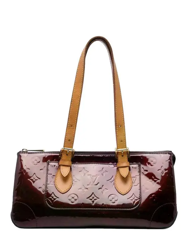 LOUIS VUITTON Monogram Vernis Rosewood Avenue Shoulder Bag - Red