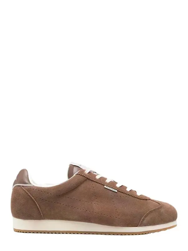 Paul Smith Suede Sneakers With Perforated Details - Brown