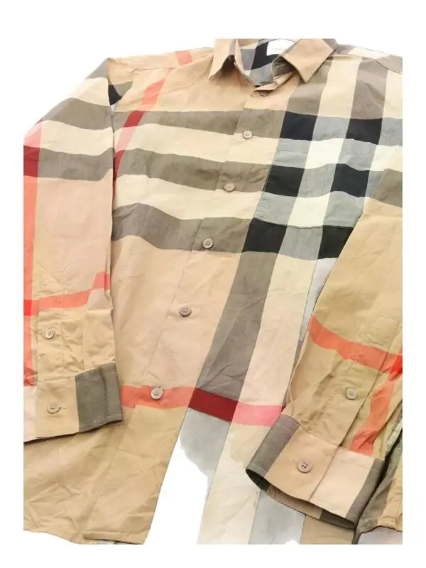 Burberry 2010s Mega Check Shirt - Neutrals
