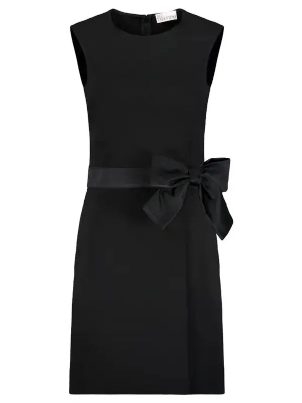 Red Valentino Bow Detail Dress - Black