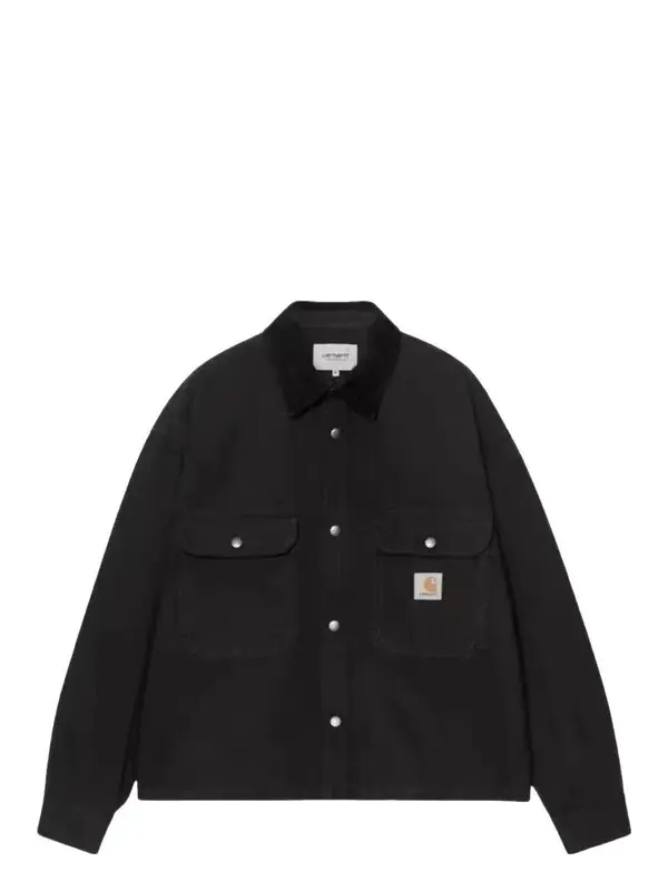 Carhartt Work In Progress Prescott Corduroy-collar Shirt Jacket - Black