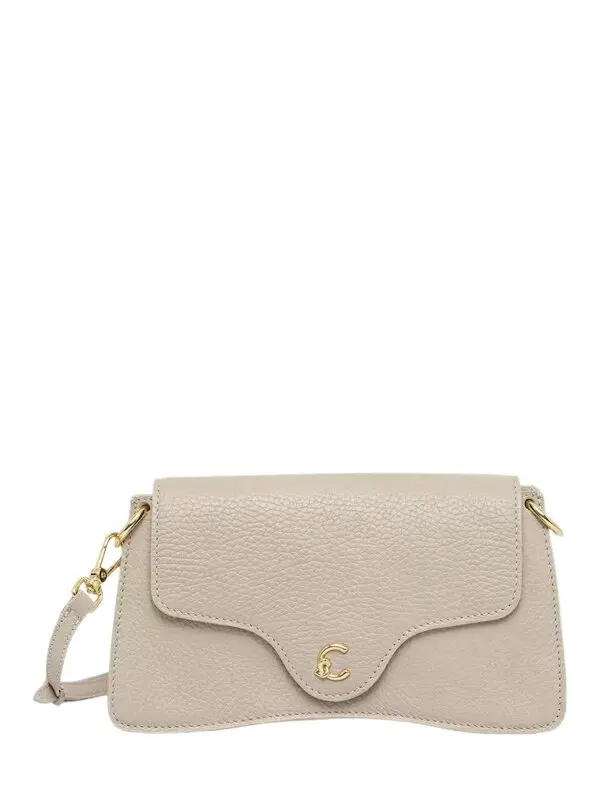 COCCINELLE Mini C-me Logo-plaque Shoulder Bag - Neutrals