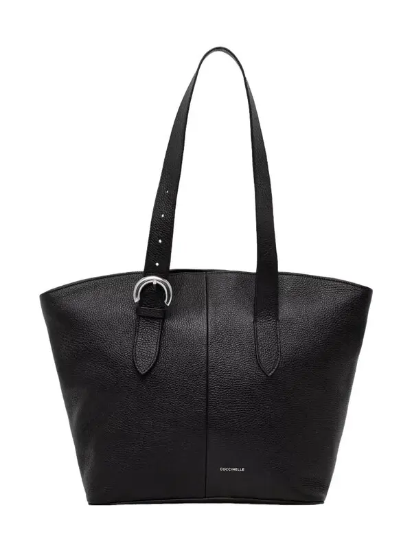 COCCINELLE Buckled Tote Bag - Black