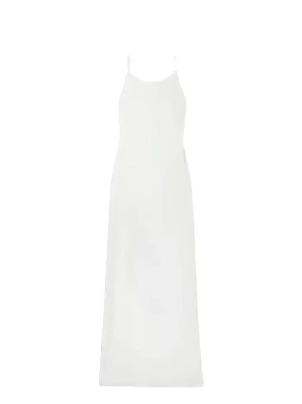 NILI LOTAN Annette Stretch-jersey Maxi Dress - White