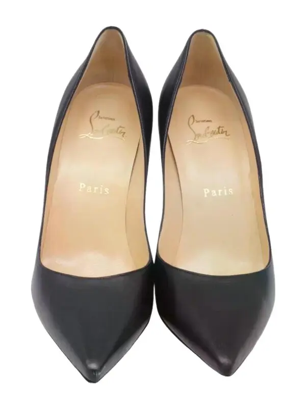 CHRISTIAN LOUBOUTIN Apostrophy Pointed-toe Pumps - Black