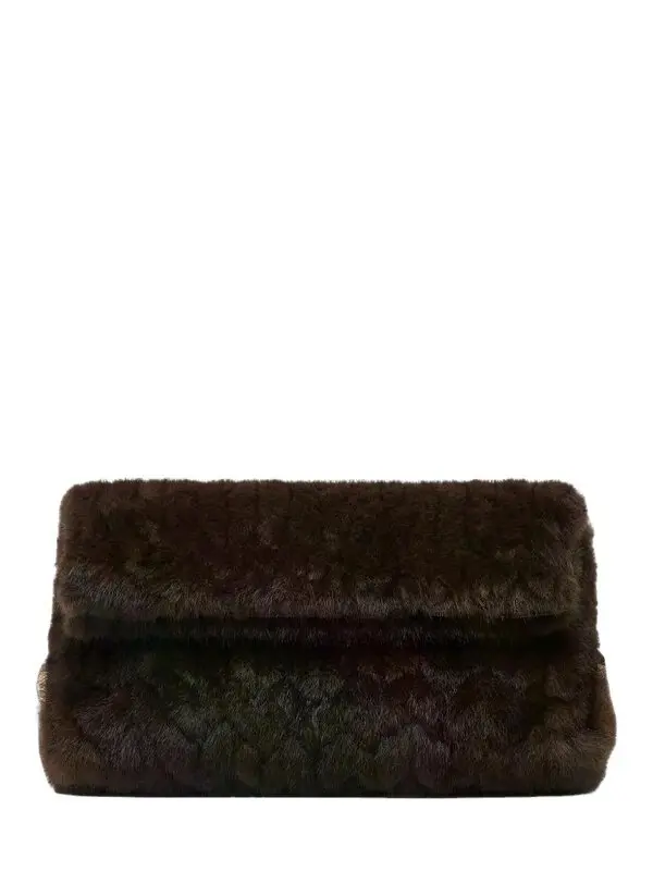 Liu Jo Riccy Faux Fur Bag - Brown