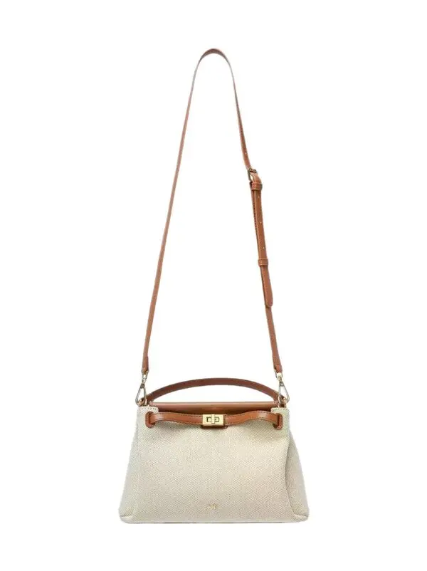 Jw Pei Carmen Canvas Top Handle Bag - Brown