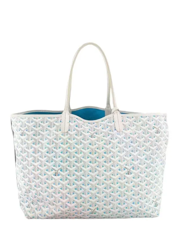Goyard Saint Louis Claire Voie Coated Canvas Pm Tote Bag - White