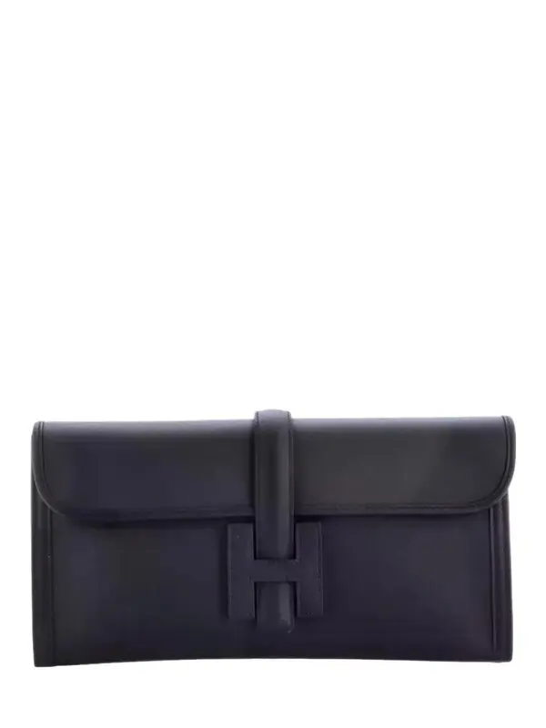 Hermès Jige Élan Swift 29 Clutch Bag - Black