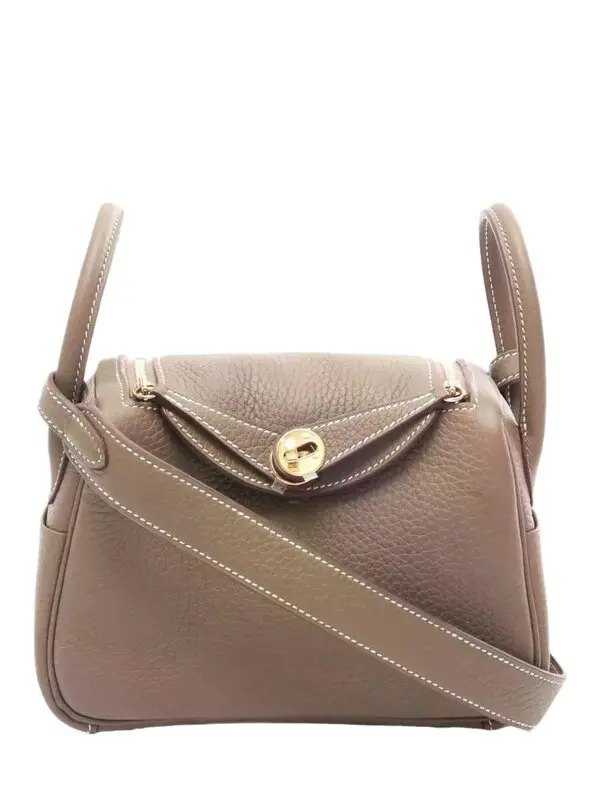 Hermès Mini Lindy Shoulder Bag - Neutrals