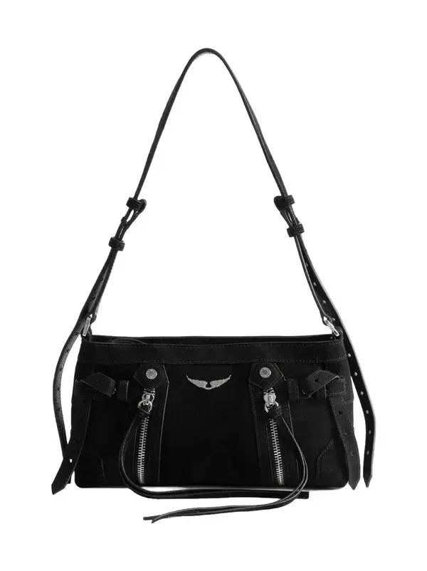 Zadig&Voltaire Madison Mini Suede Bag - Black