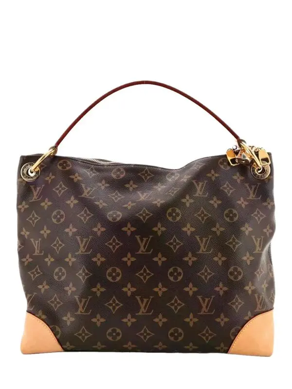 LOUIS VUITTON Monogram Canvas Berri Pm Hobo Bag - Brown