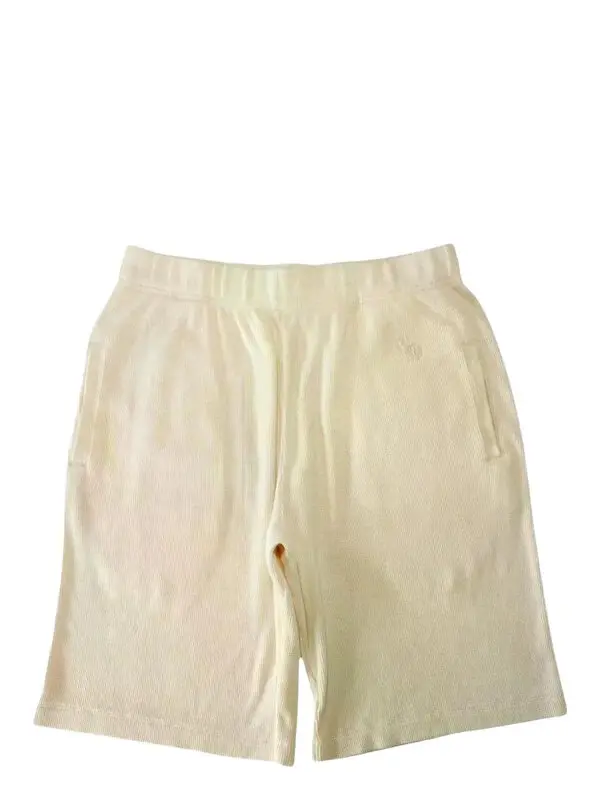 Chrome Hearts Embroidered Waffle Knit Shorts - Neutrals