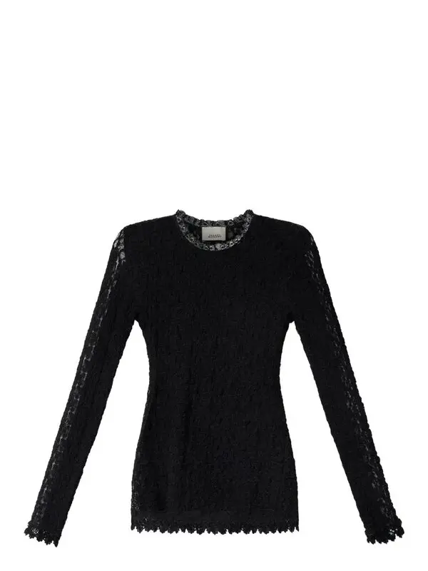 Isabel Marant Étoile Brany Lace Top - Black