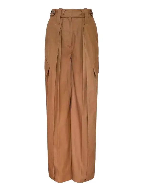 Stella McCartney Layered Cargo Pants - Brown