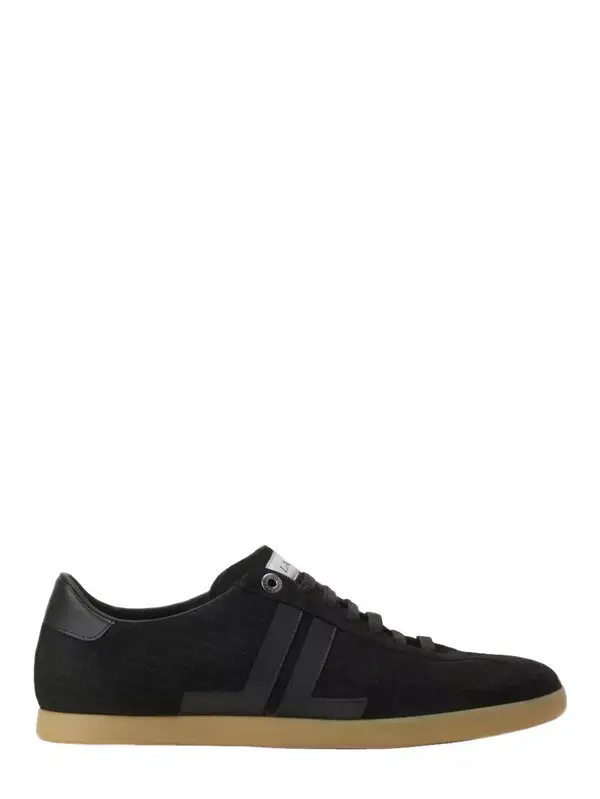 LANVIN Glen 2.0 Logo Patch Sneakers - Black
