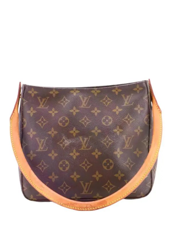 LOUIS VUITTON Monogram Canvas Mm Satchel - Brown