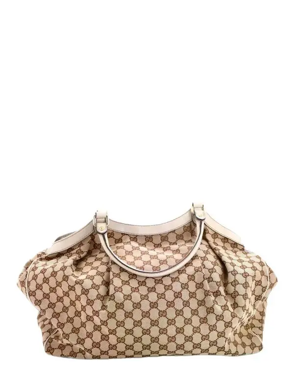 Gucci Sukey Gg Canvas Large Tote Bag - Brown