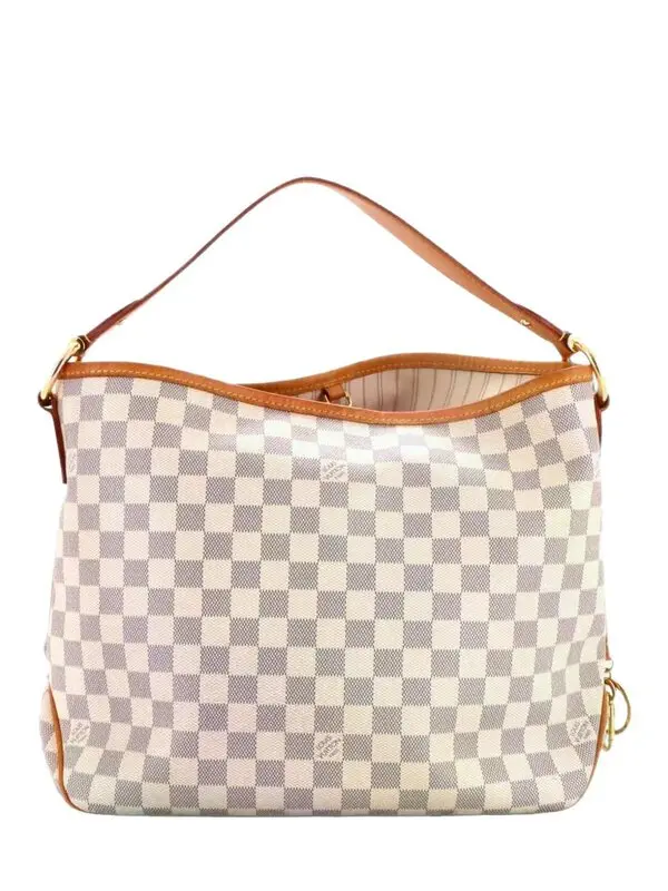 LOUIS VUITTON Damier Pm Hobo Bag - White