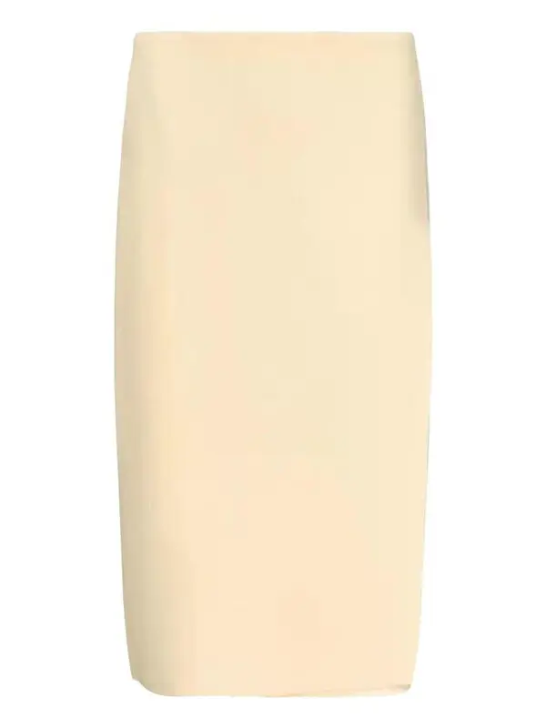 JIL SANDER Midi Double-face Wrap Skirt - Neutrals