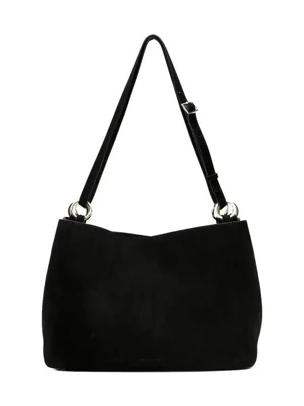 Manu Atelier Eterno Leather Shoulder Bag - Black