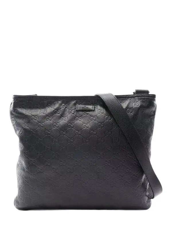 Gucci 2000s Ssima Shoulder Bag - Black