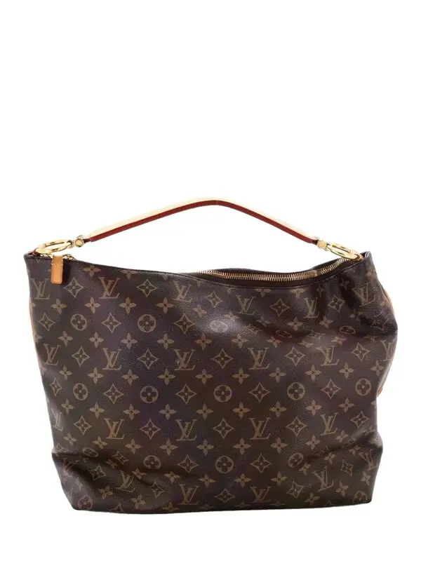 LOUIS VUITTON Monogram Canvas Sully Hobo Bag Mm - Brown