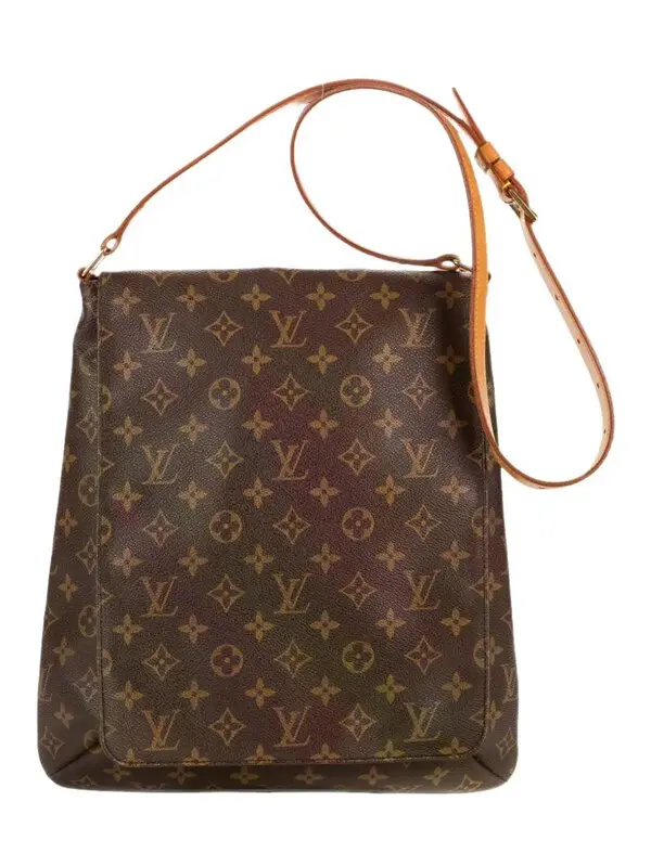 LOUIS VUITTON Musette Salsa Monogram Canvas Shoulder Bag - Brown